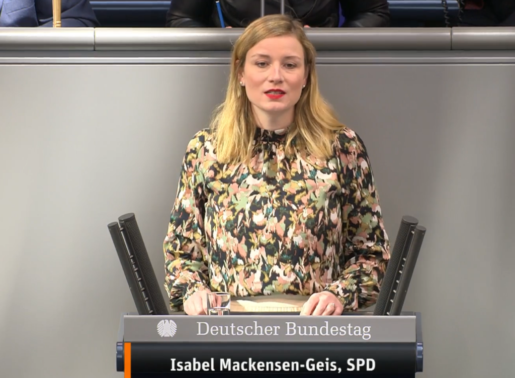 Rede zur Energiepreispauschale – Isabel Mackensen-Geis